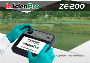 Photometer for Water & Food - ZE-200 - InScienPro - PT Indoteknoplus